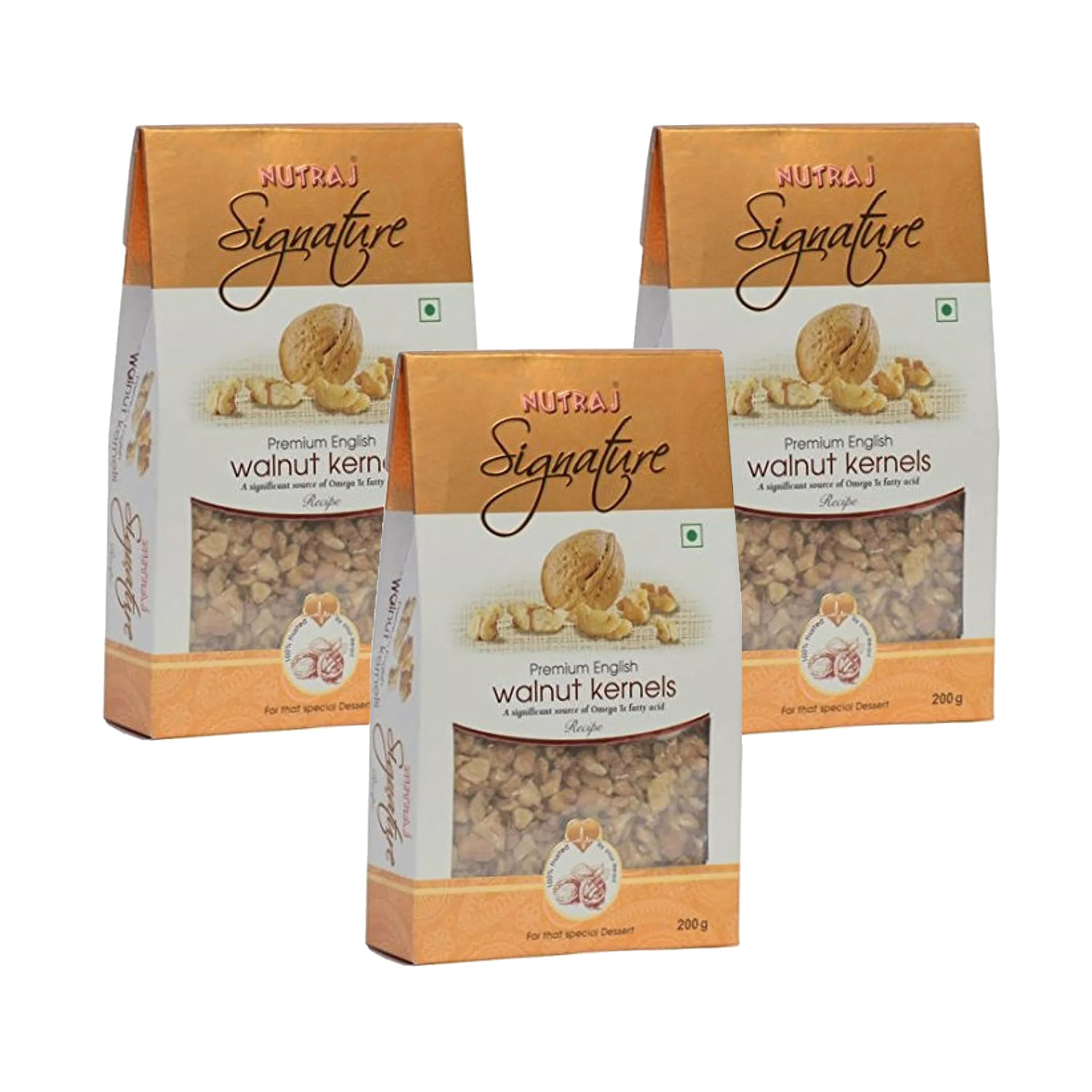 Buy Nutraj Signature Recipe Ready English Walnut Kernels 600G (3 X 200g ... Buy Nutraj Signature Recipe Ready English Walnut Kernels 600G (3 X 200g ...
