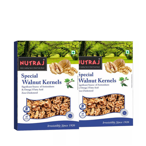 Buy Nutraj Special Walnut Kernels - 500g (2 X 250g) Vacuum Pack Buy Nutraj Special Walnut Kernels - 500g (2 X 250g) Vacuum Pack